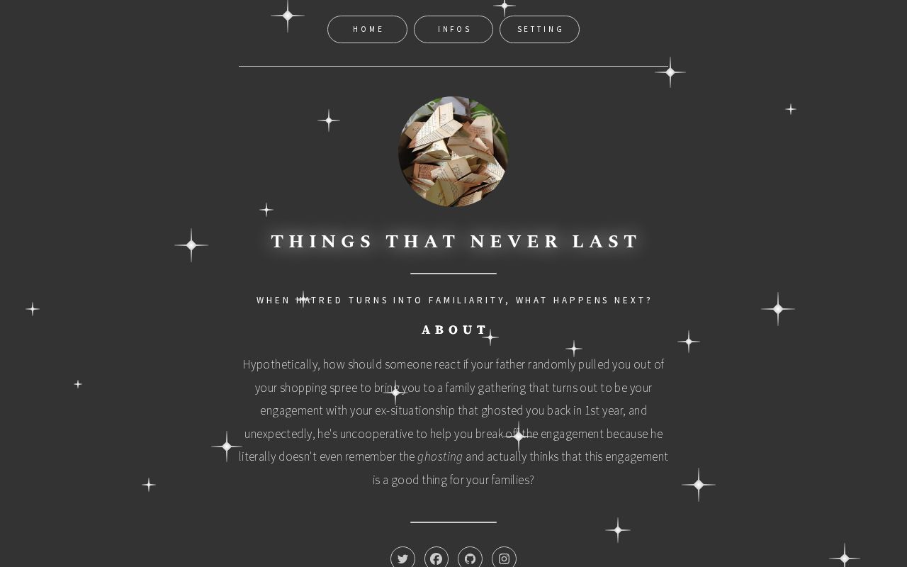 Things That Never Last